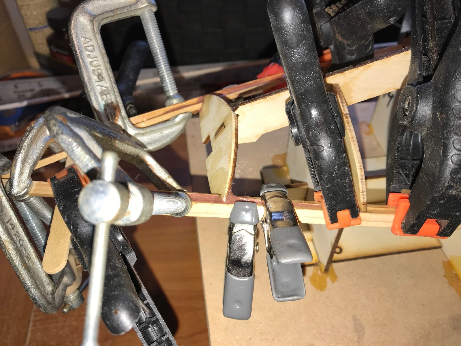 Wampum VM sheer rails installed