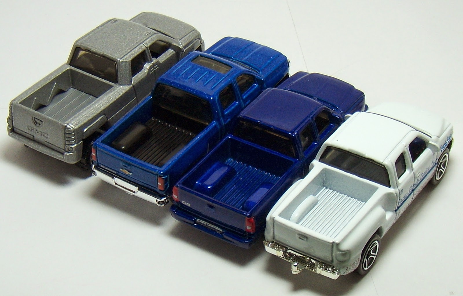 Matchbox 2014, 2005, 1999 Chevy Silverado and 2000 GMC Terradyne Concept