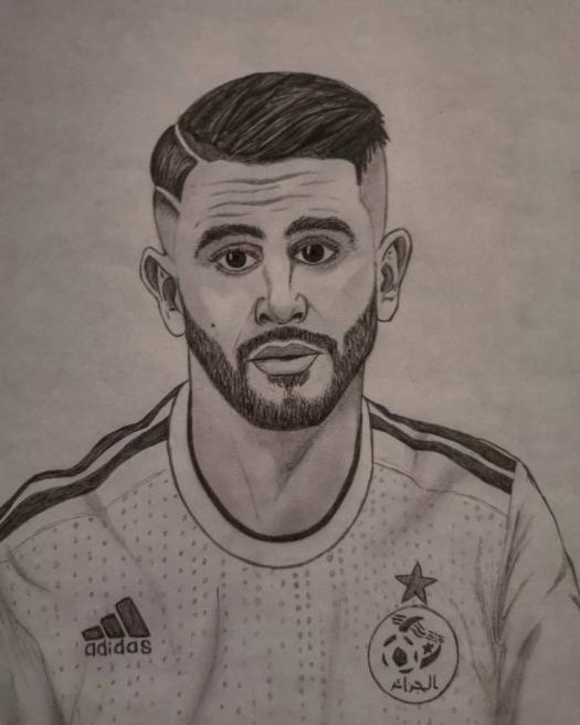 RT JUSQU'À CE QUE MAHREZ VOIT MON DESSIN SVP !! @Mahrez22 @LesVerts ...