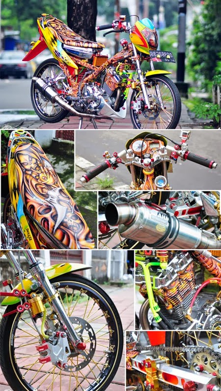 Modifikasi Suzuki Satria F150