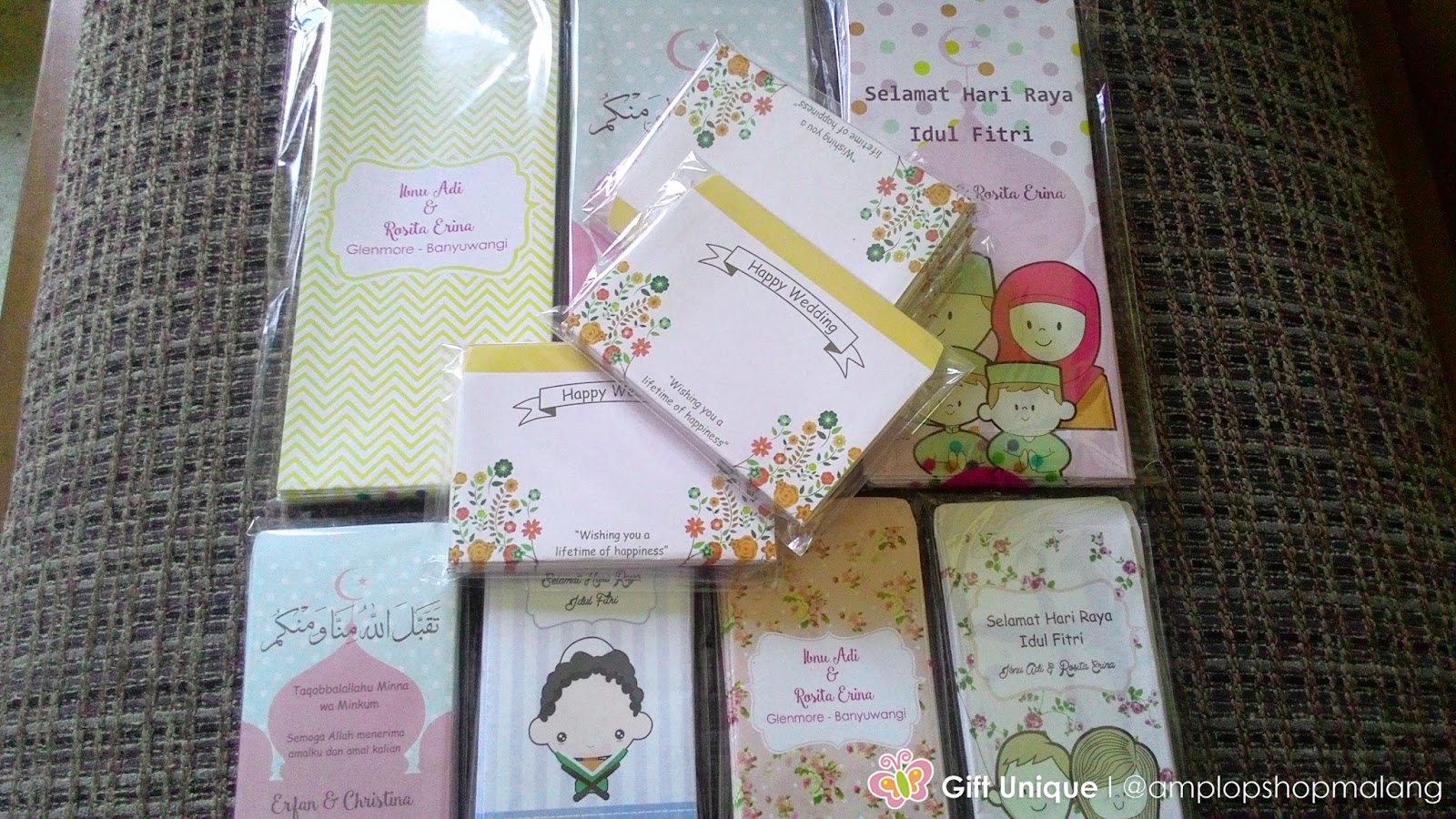 Amplop Shop Kado Unik dan Murah: Amplop Custom Lebaran Foto lucu