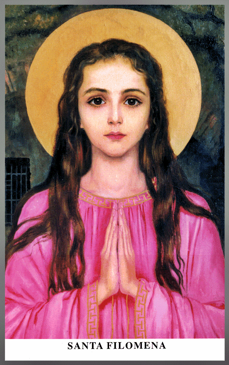 ® Blog Católico Gotitas Espirituales ®: IMÁGENES DE SANTA FILOMENA,