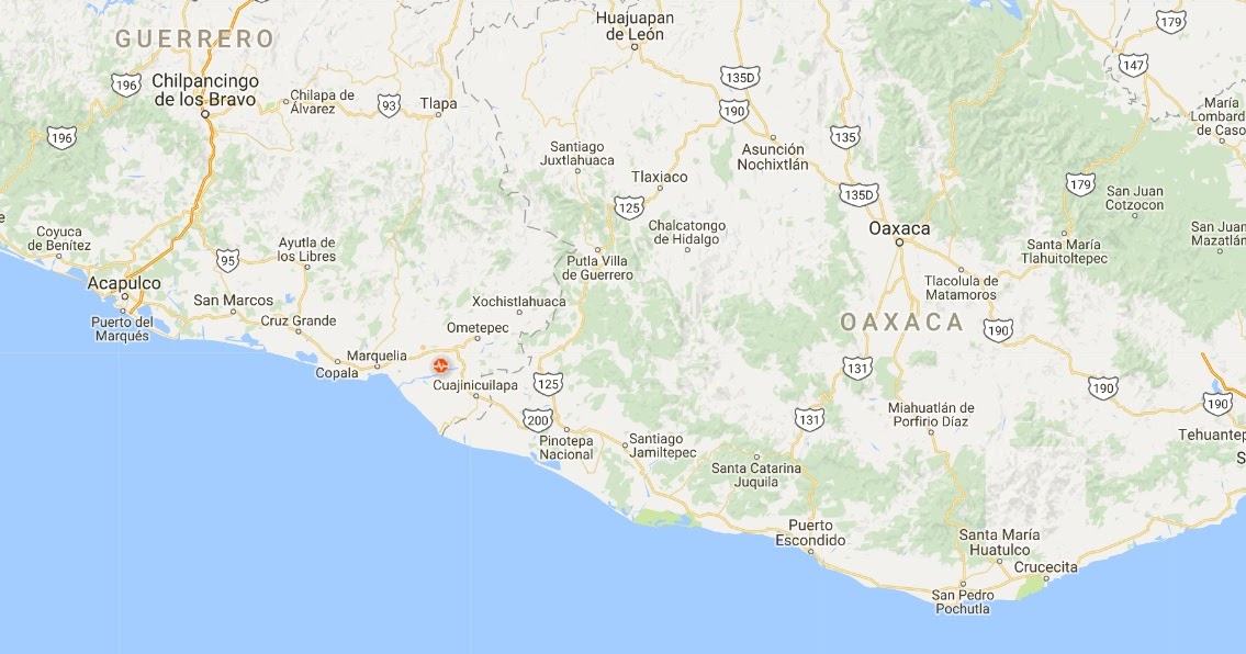 Sismo de 5.0 en Ometepec, Guerrero, México - 12 Enero 2017