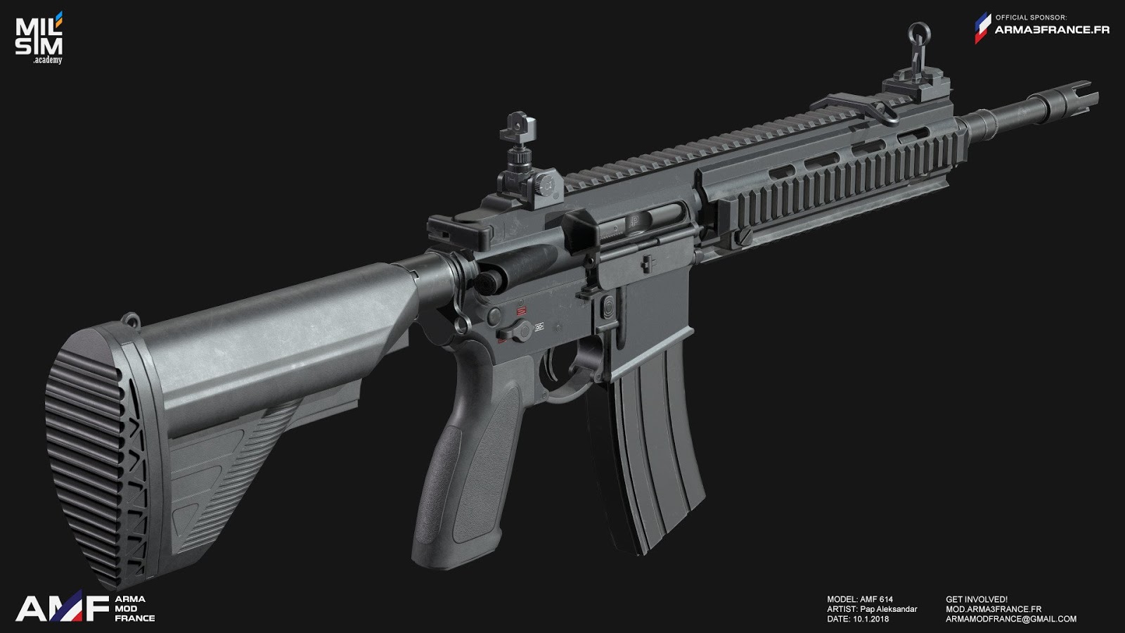 Arma 3 にフランス軍を実装する Arma Mod France で HK 416F が完成 | 弱者の日記^^ - Arma 3 MOD ...