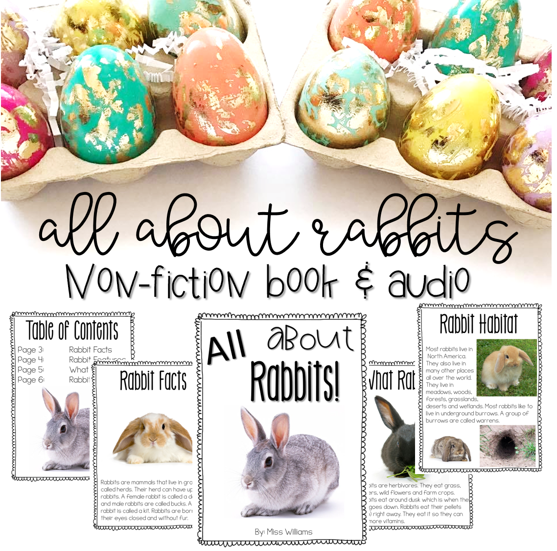 Free Audio, Non-Fiction Rabbit Text! - The Teacher Talk