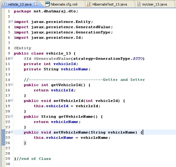 Hibernate Hibernate Annotation One To One Mapping