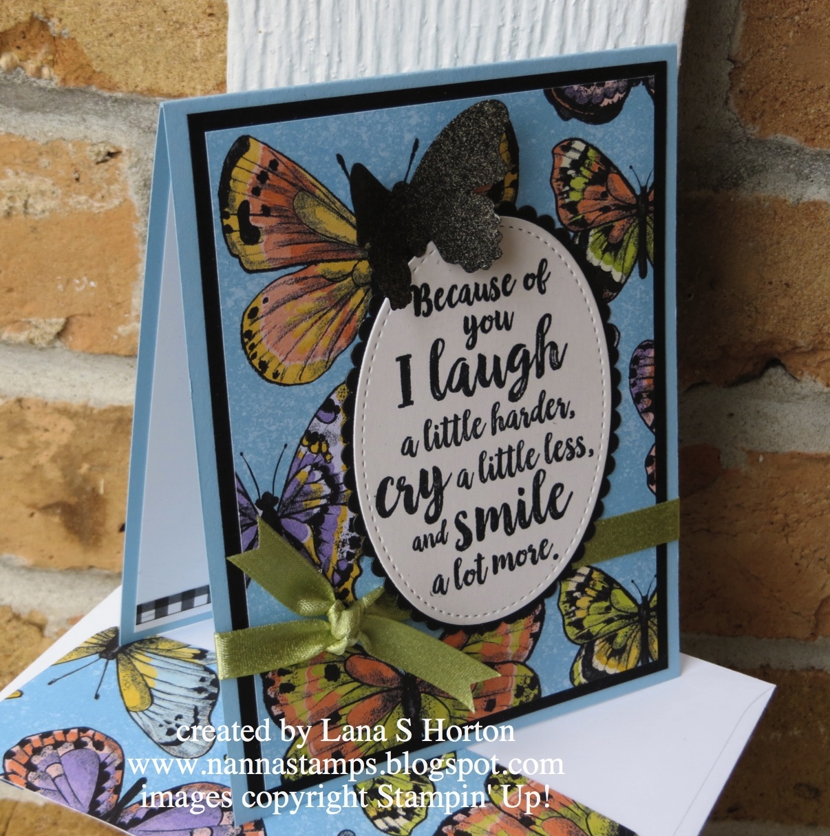 Stamping with Nanna: Laugh Cry Smile Card