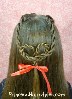 Valentine's Day Hairstyles, Sweetheart Braid | Hairstyles For Girls ...