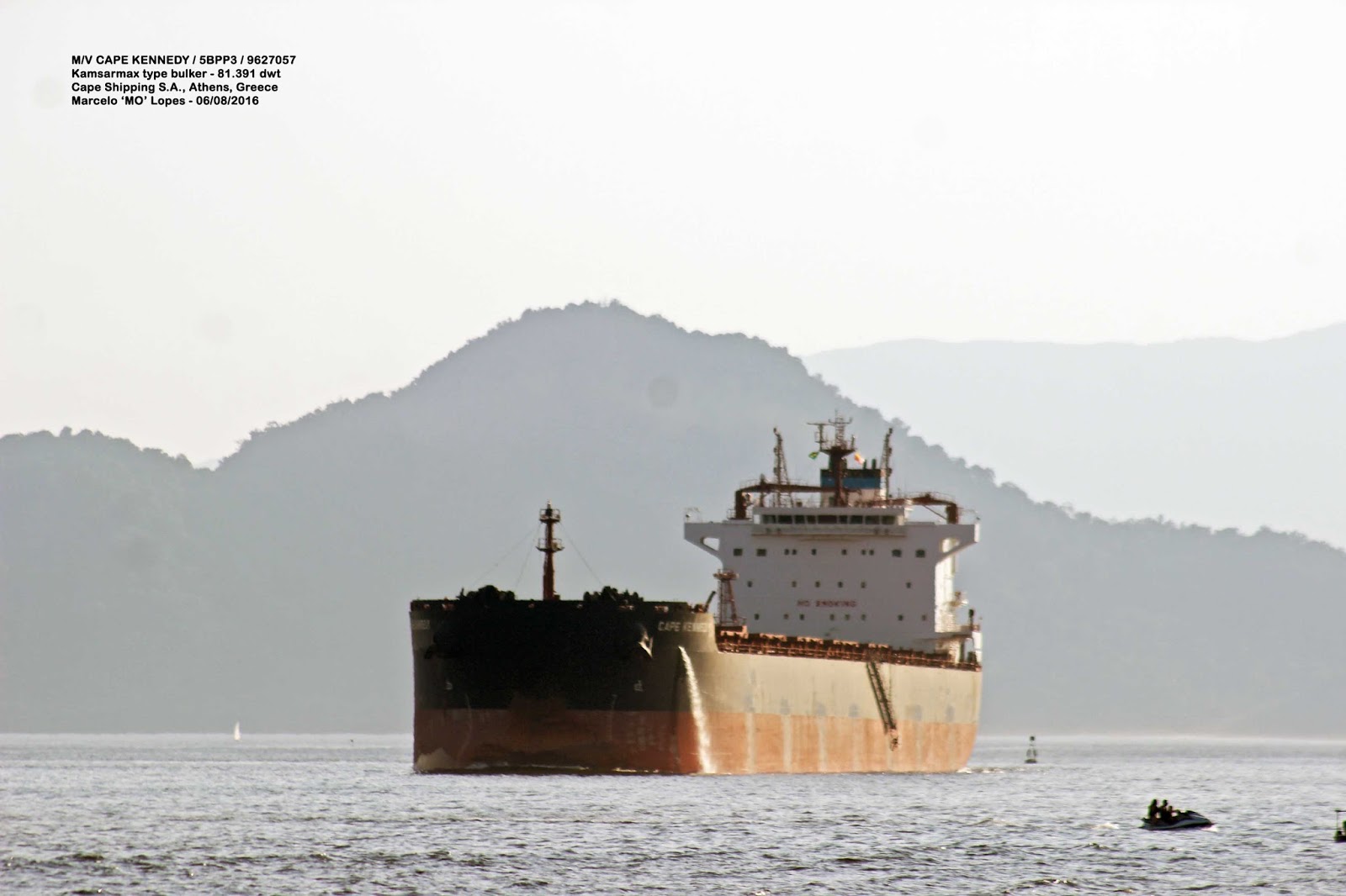 Santos Shiplovers: M/V Cape Kennedy / 5BPP3 - Kamsarmax type vessel ...