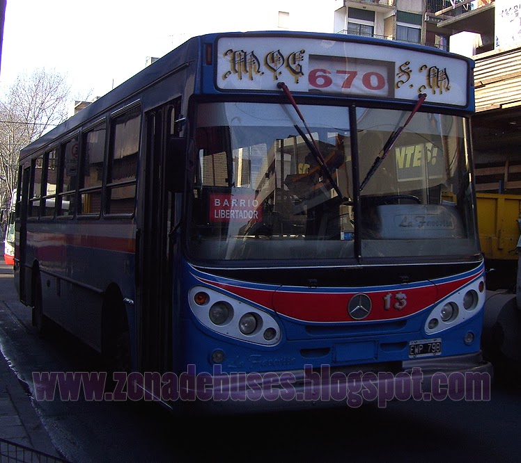 Colectibus - Zona de Buses: LINEA 670