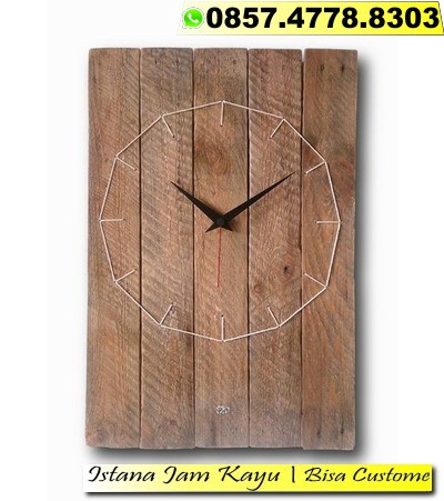 Jam Dinding Kayu Unik, Jam Dinding Kayu Custom, Jam Dinding Kayu Murah ...