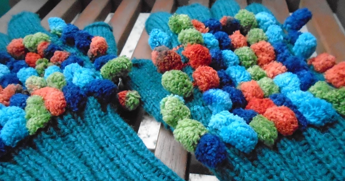 Hamburger Arroganz: Pompon-Handschuhe aus Lana Grossa Gnocchi und Regia