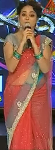 actress rare collections: Reena Basheer NaVeL show in transparent saree
