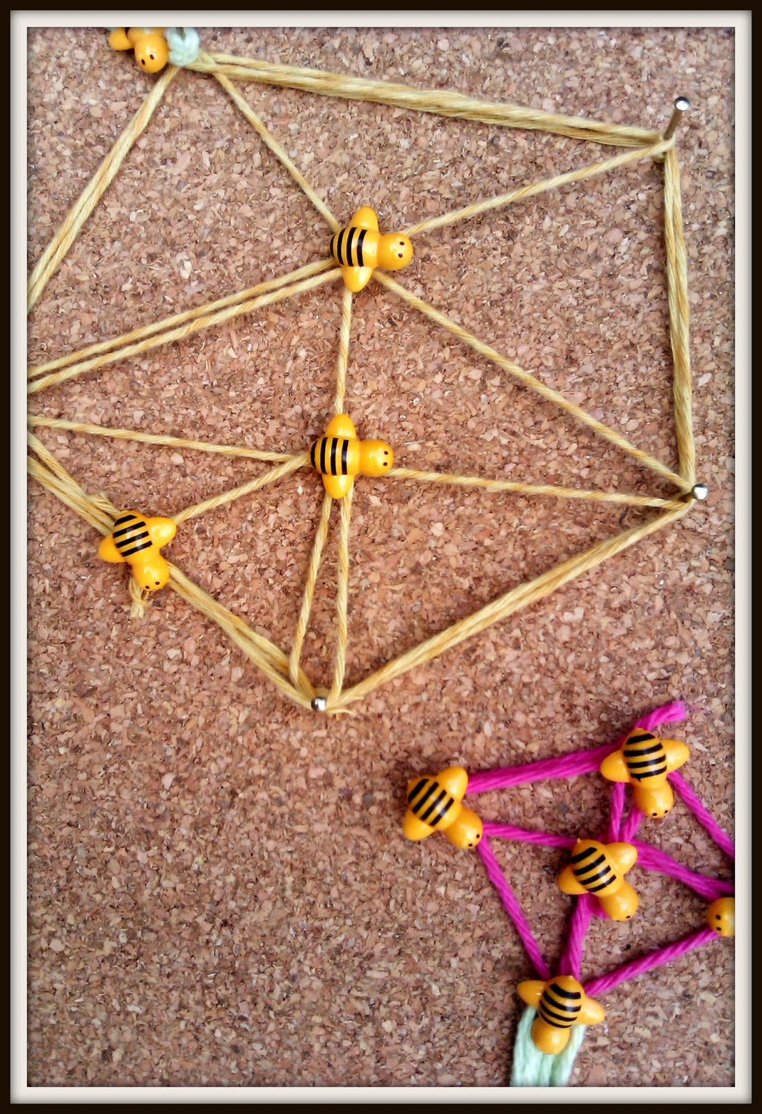 Double Treble Craft Adventures: D.I. Y. Wikki or Bendaroo String Art