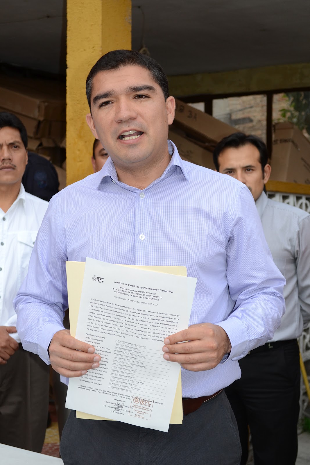 Comitán en Contexto: Luis Ignacio oficialmente presidente electo de Comitán