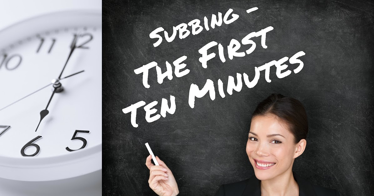 Composition Classroom: Subbing - The First Ten Minutes