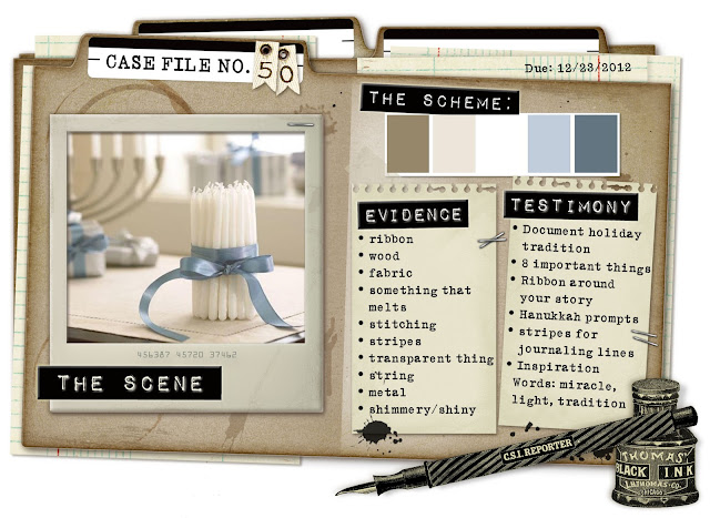 Little Scraps of Magic: 1st and Last {CSI Case File No. 50}