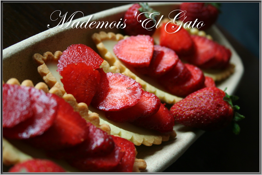 Mademois'El Gato: Barquette aux fraises