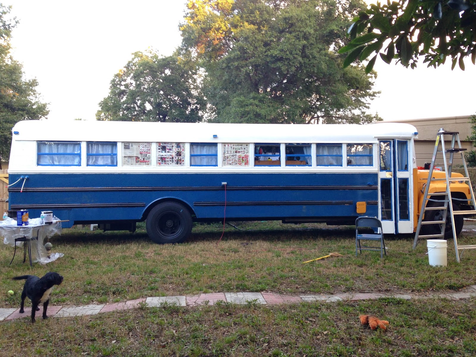 Just Right Bus: Painting the Just Right Bus