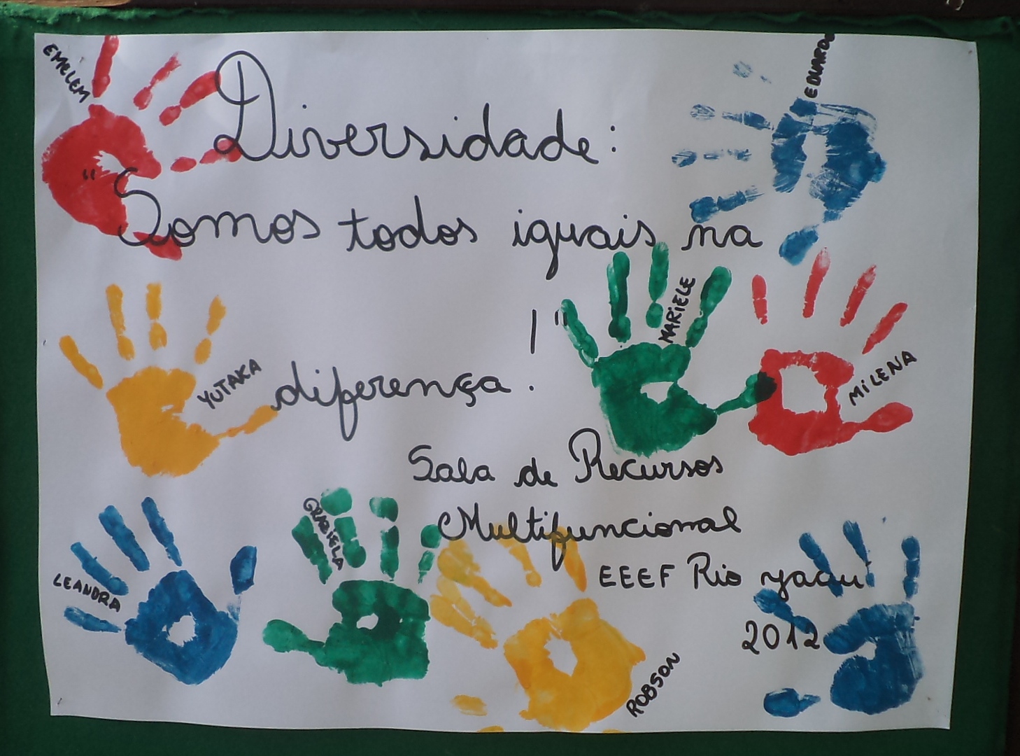 Cartaz Diversidade Educação Infantil - RETOEDU