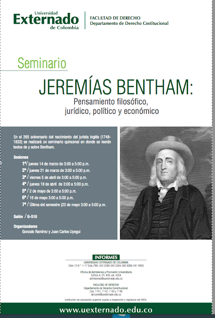 Proyecto Bentham Colombia : Se inicia el Seminario Bentham el próximo ...