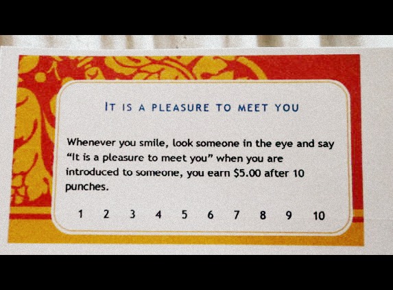 Sole Searching Mama: My First Guest Writer & Incentive Punch Cards