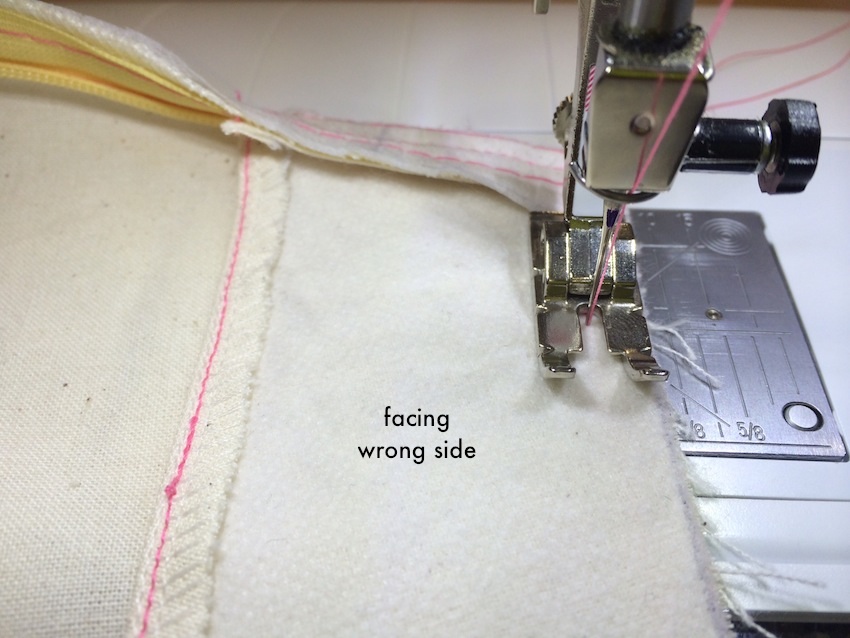 Tutorial - How to attach your invisible zipper to a facing like a BOSS ...