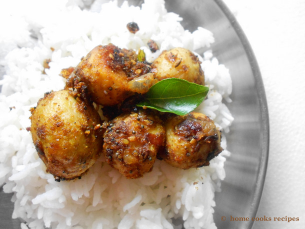 Arbi fry | seppankilangu roast |Taro root | Home Cooks Recipe