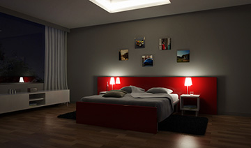 Vray Lights - (Interiors effects & Sunlight).