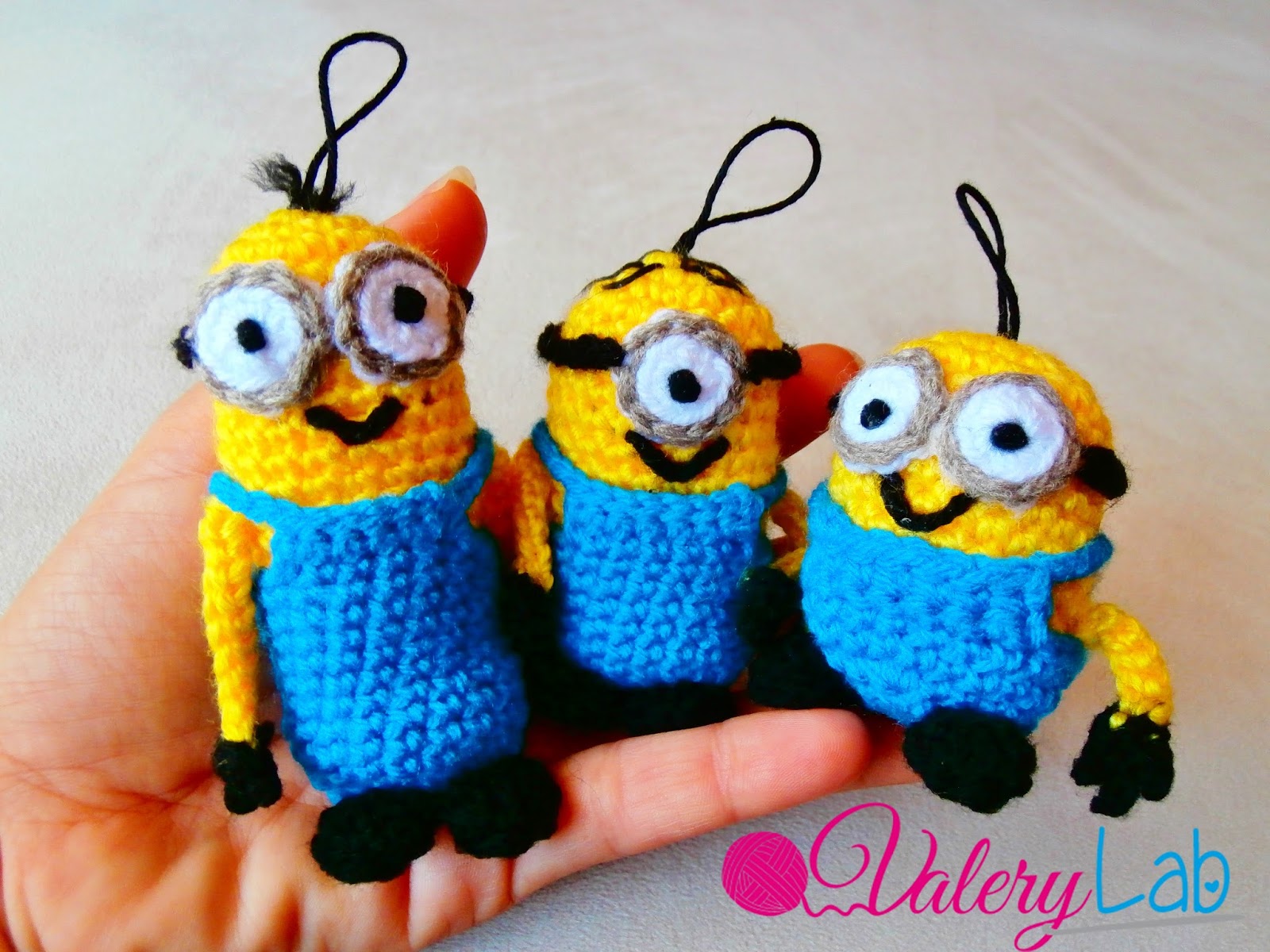 Valery Lab - handmade & crochet: Minions amigurumi free pattern crochet ...