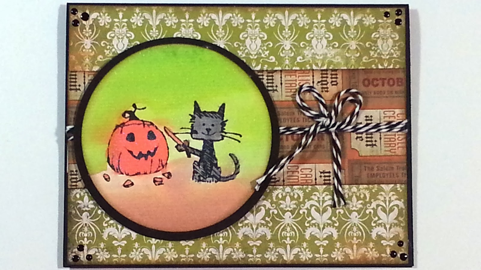 Crystal's Creative Spot: Halloween Card Series 2013 Card 3