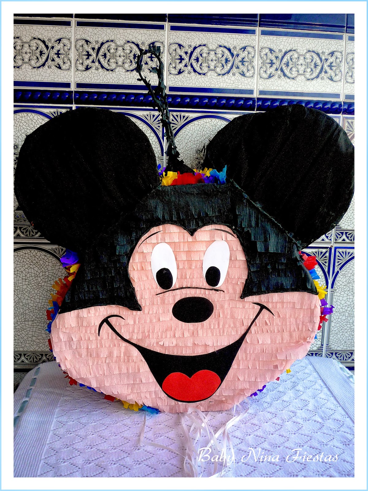 Baby Nina Fiestas: Centros de mesa y piñata para la fiesta Mickey Mouse ...