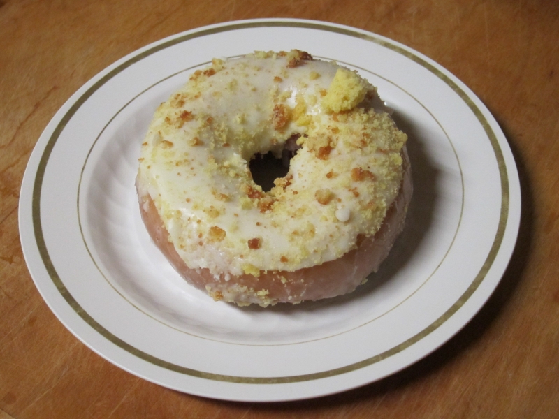 Review: Krispy Kreme - Glazed Lemon Cake Donut with Cream Cheese Icing