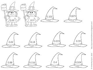 Classroom Freebies Too: Halloween Decimals