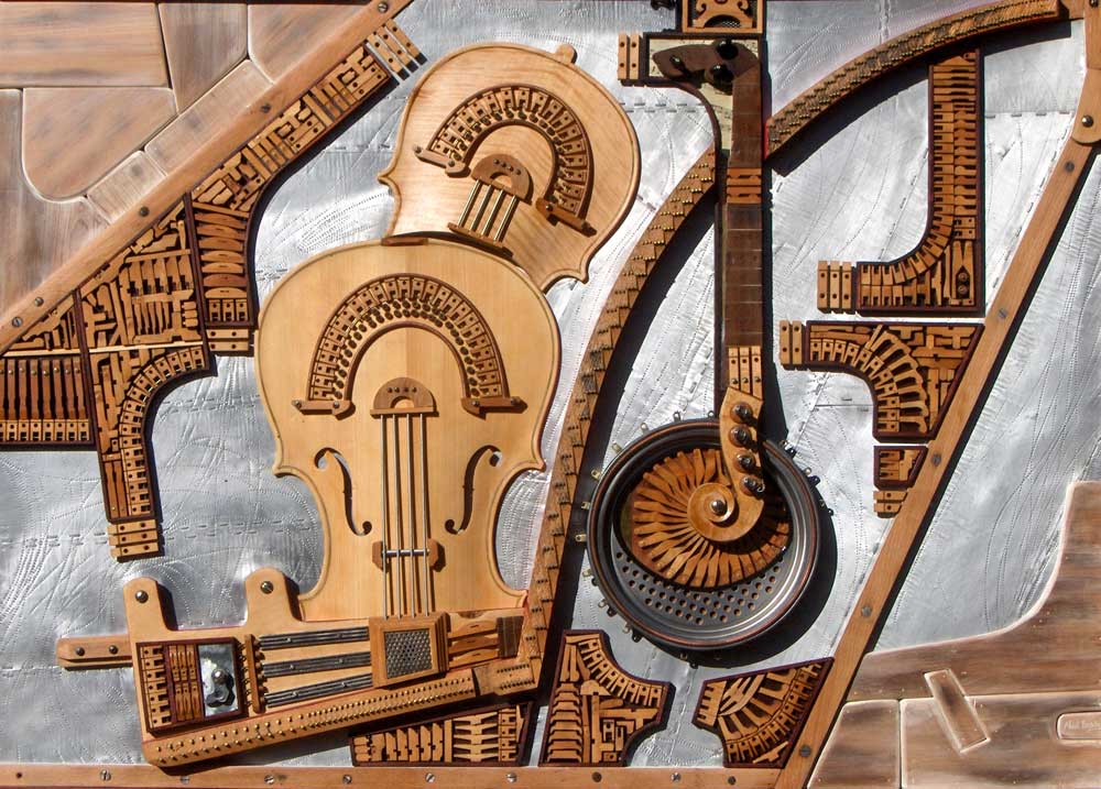 Stone Art Blog: Turning old instruments into art!