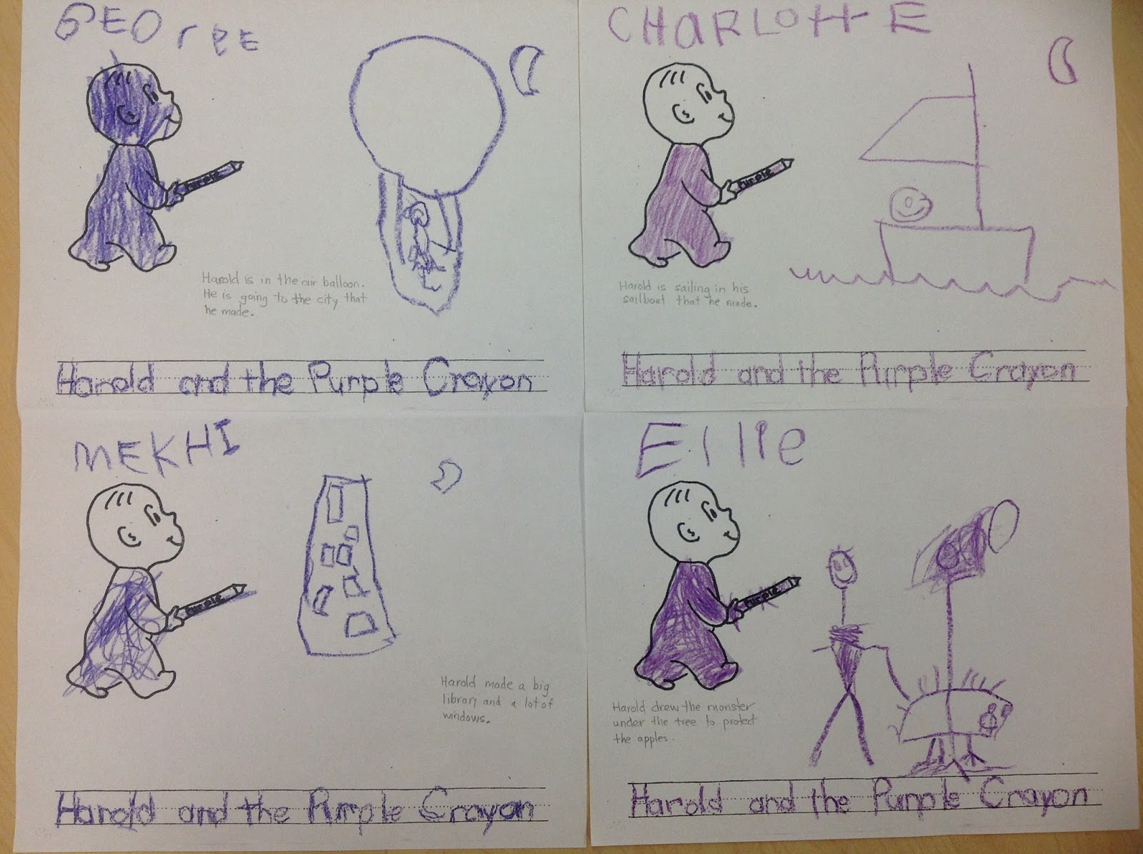 Harold and the Purple Crayon and Two Assemblies