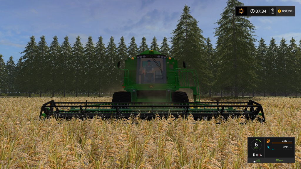Farming Simulator Sul: FS 17 John Deere 9570 STS v1.0