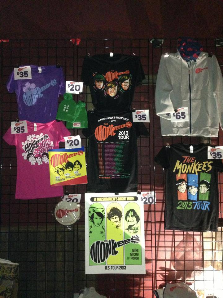 Rankin/Bass-historian: THE MONKEES MIDSUMMER NIGHT'S 2013 TOUR Merchandise