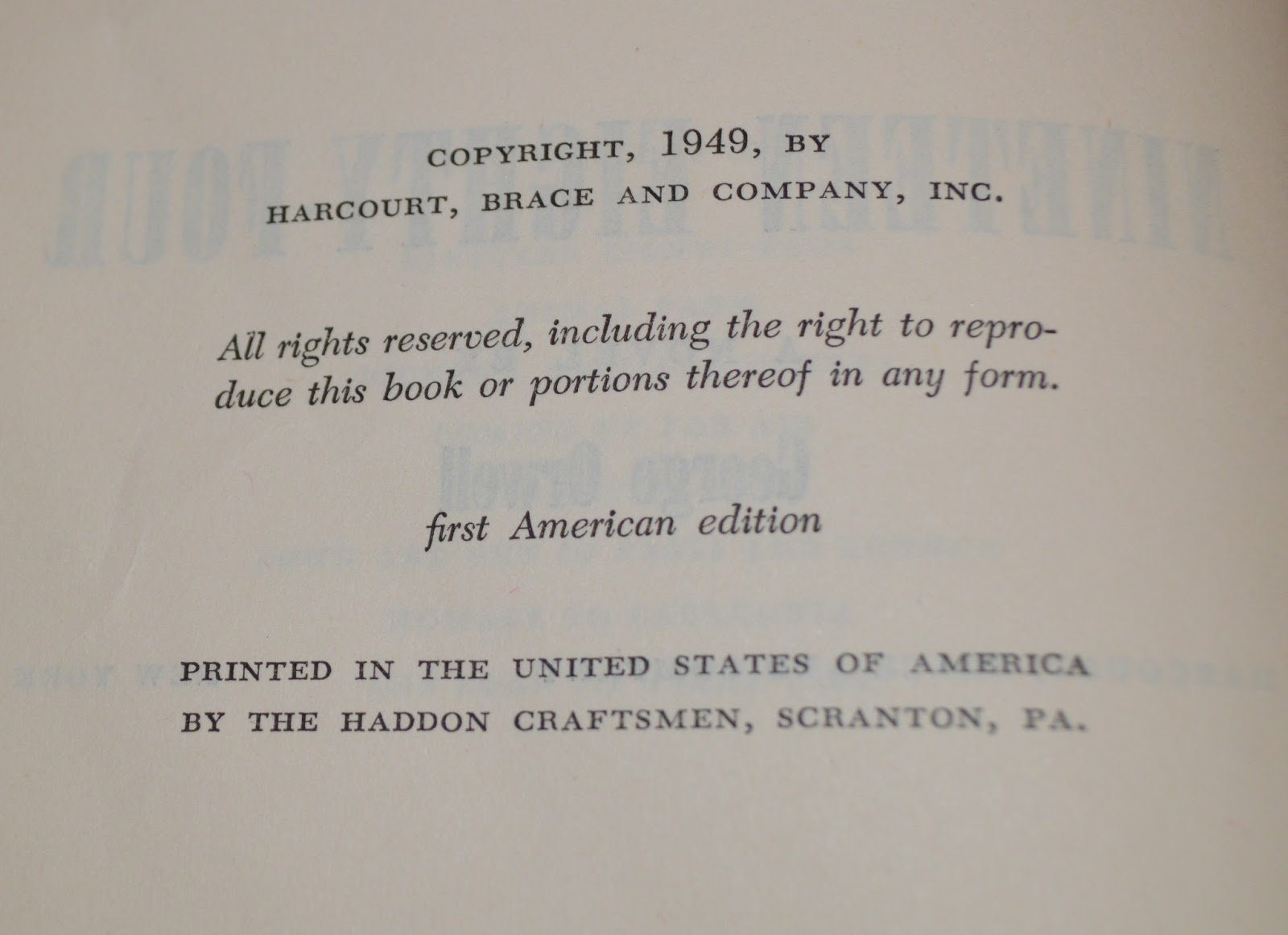 The Vintage Project: Nineteen Eighty-Four - Book Club Meeting