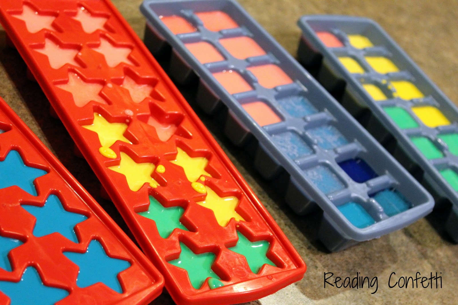 Ice Chalk ~ Reading Confetti