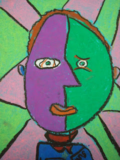 Art Kids of Benavidez Elementary: Self-Portraits - Picasso Style