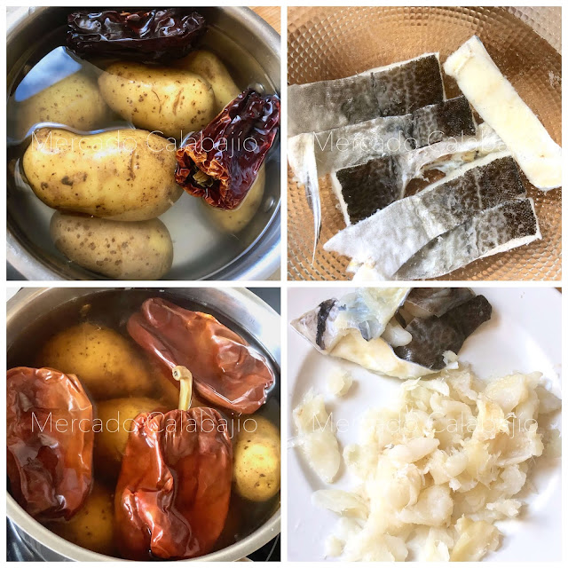 Rin rán de Cazorla con bacalao. Receta | Mercado Calabajío