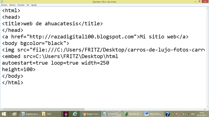 Como insertar una imagen en HTML
