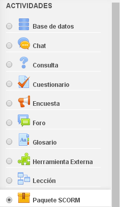 Cómo configurar un paquete SCORM en Moodle
