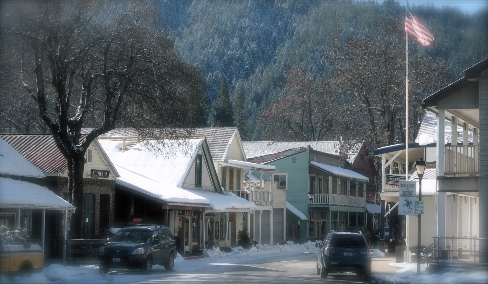 gray to green: downieville: most charming mountain town
