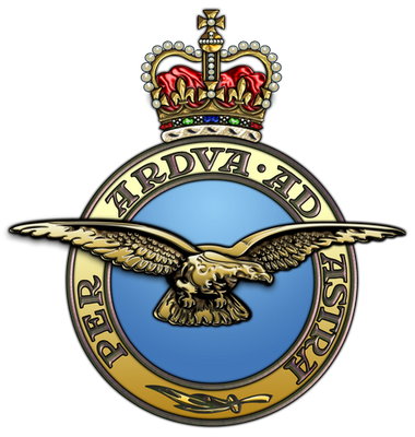 Military Insignia 3D : Military Insignia 3D: Royal Air Force Badge