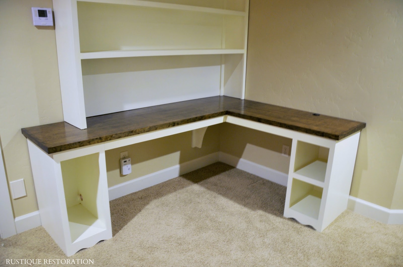 Custom Built Desk & Hutch | My Ideas Blog