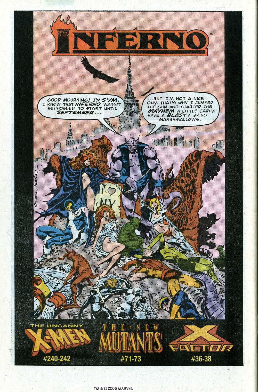 The Unpublished X-Men: Inferno