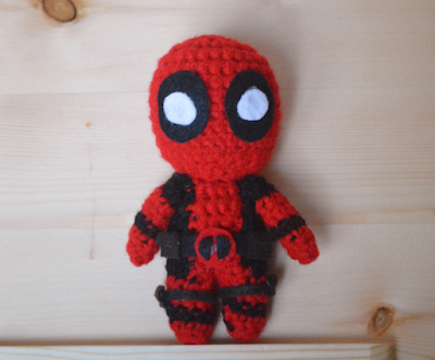 Deadpool Crochet Pattern - LoopTeeLoops