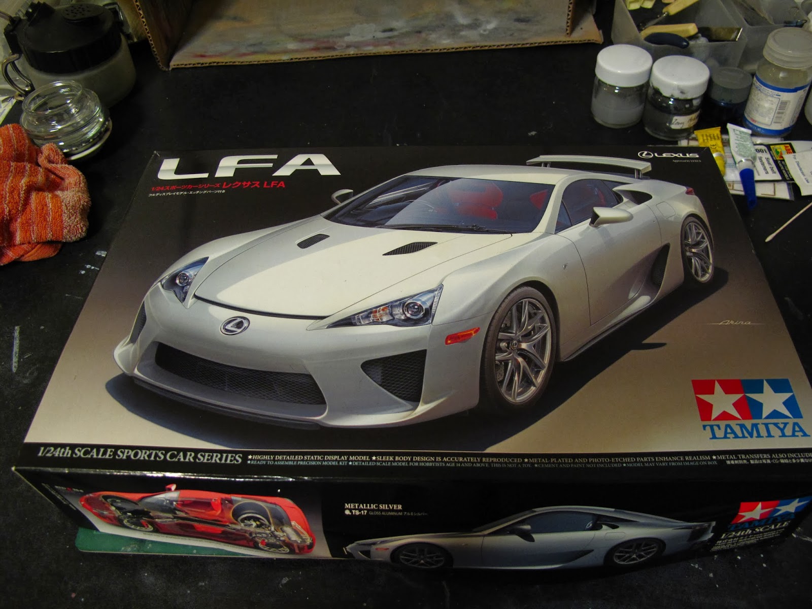 Life on Plastic: Lexus LFA - 1/24 Tamiya (1)